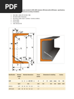 UPE Channel Dimensions and Properties | PDF