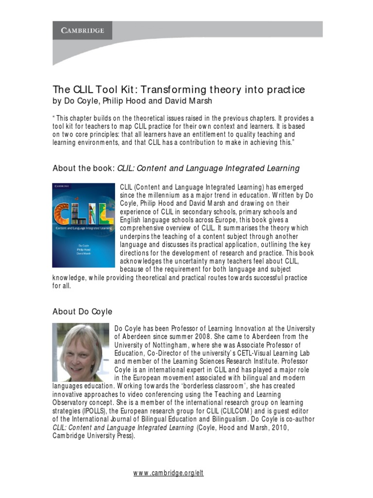 Book+chapter CLIL-4-Desc 1 | Download Free PDF | Multilingualism ...