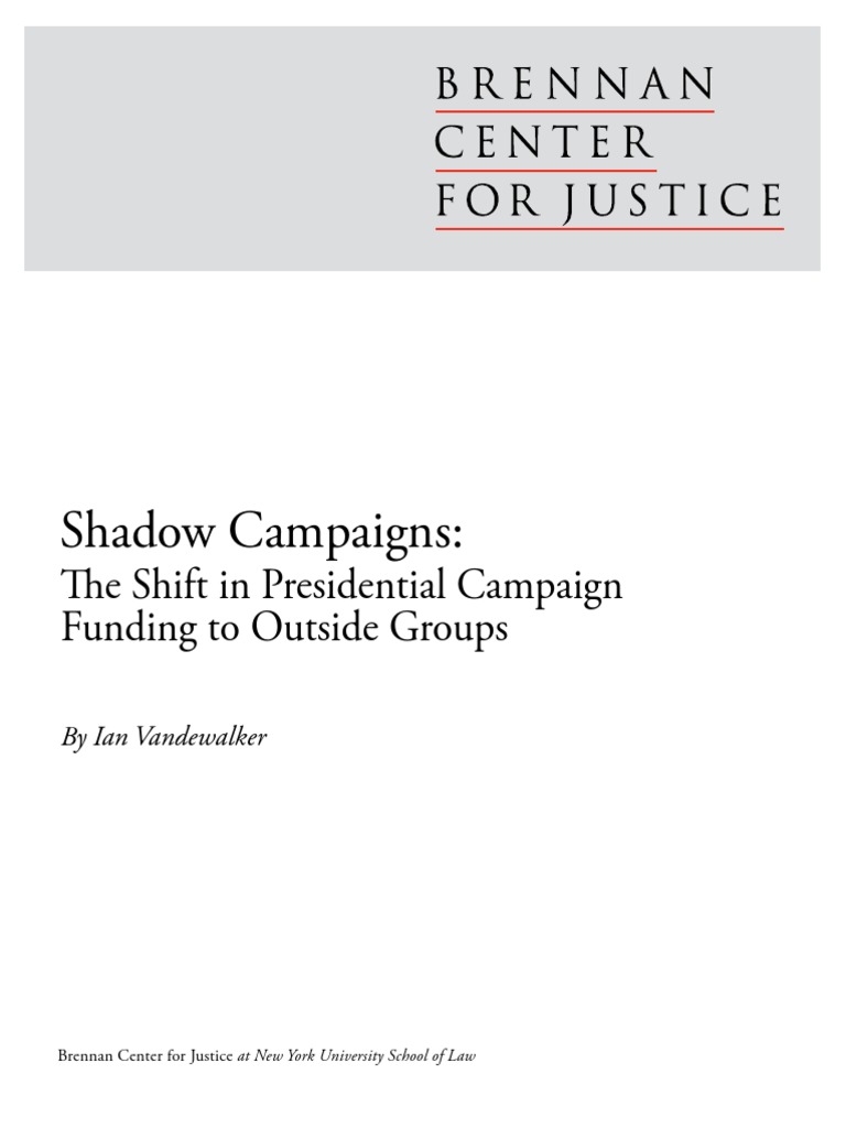 Shadow Campaigns in 2016 Elections | PDF | Political Action Committee ...