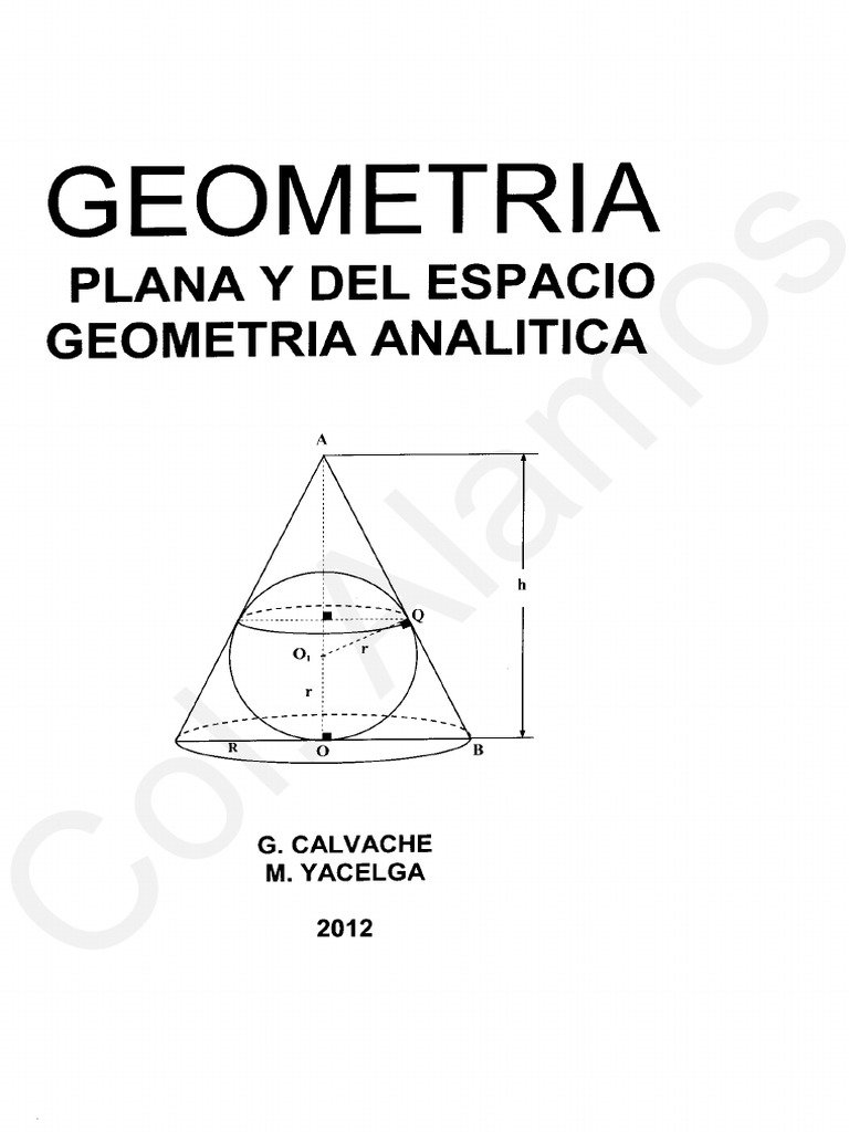 Calvache - Geometria Plana y Del Espacio | PDF