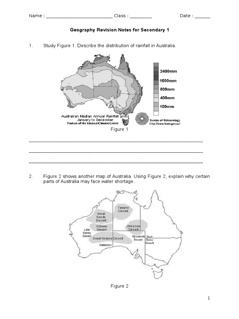 Secondary 1 Geography Revision Notes | PDF | Singapore | World Politics