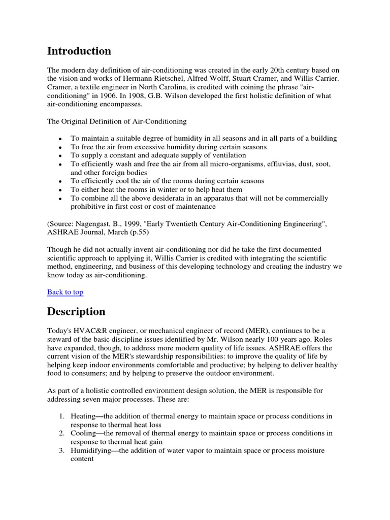 HVAC Introduction | Download Free PDF | Hvac | Ventilation (Architecture)