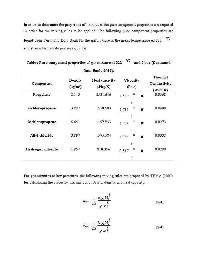 Equations For Design | PDF | Gases | Viscosity