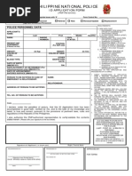 AFP ID Application Form Template | PDF