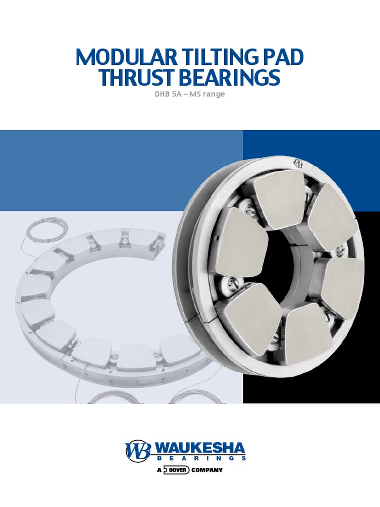 Waukesha Bearings - Modular TPT Bearings - MS - A4 | PDF | Bearing ...