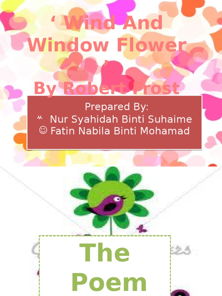 Wind and Window Flower | PDF | Poetry