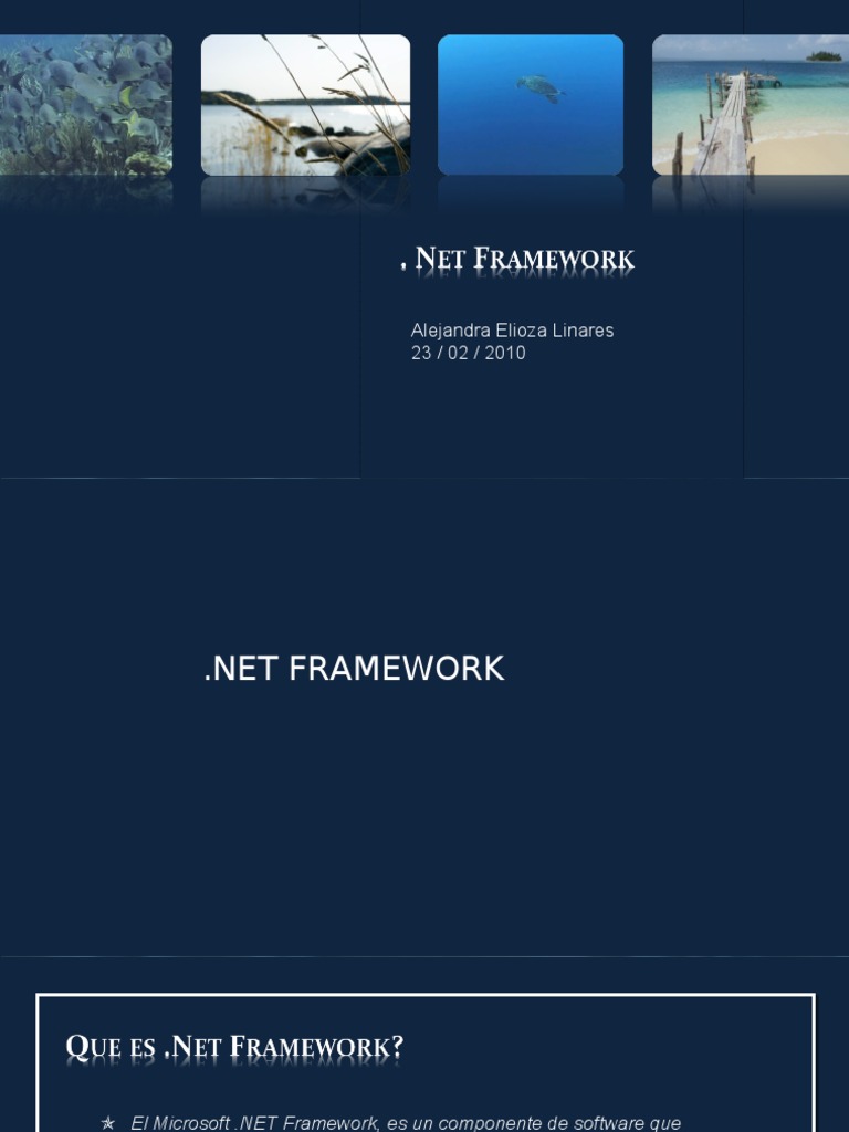 Arquitectura Net Framework y CLR | .NET Framework | Informática