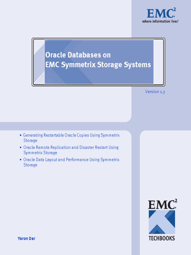 Oracle Databases On EMC VMAX PDF | PDF | Oracle Database | Replication ...