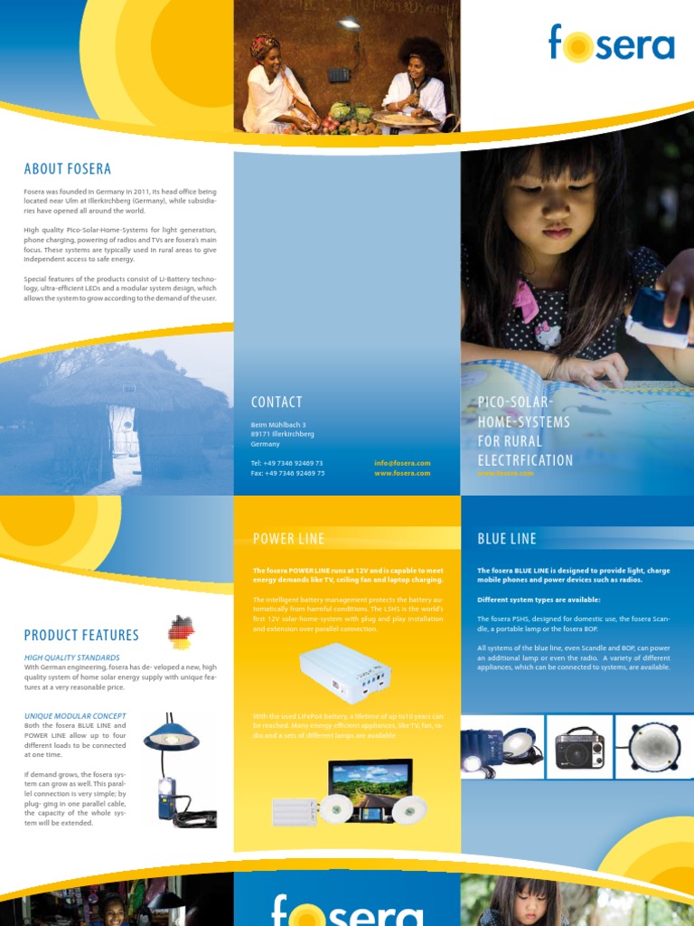 Fosera Pico-Solar Home Systems | PDF | Home & Garden