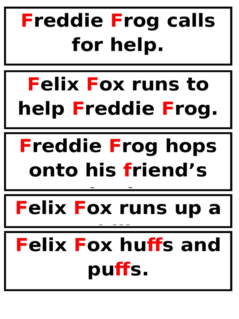 Story - Felix Fox and Fredo Frog | PDF