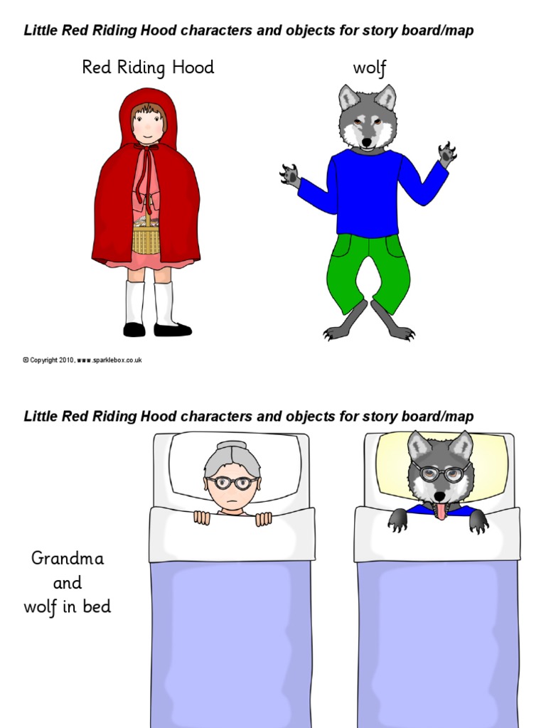 Little Red Riding Hood Story Board