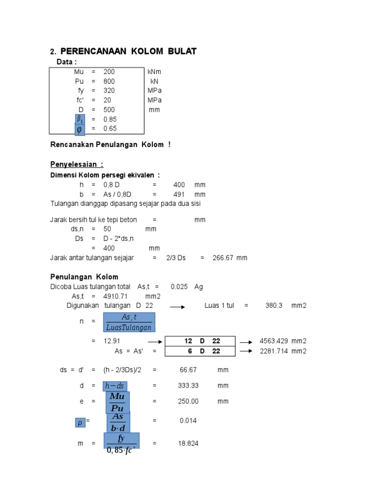 2.per Kolom Bulat | PDF