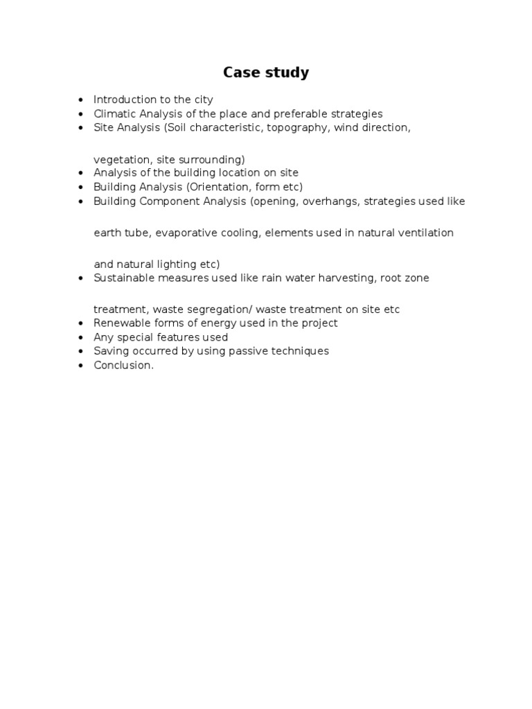Sustainable Building Case Study Analysis | PDF