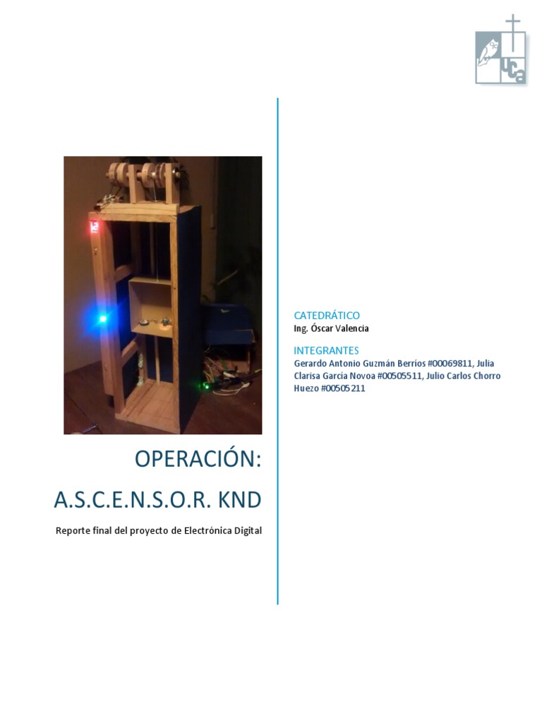 Final Proyecto | PDF | Arduino | Ascensor