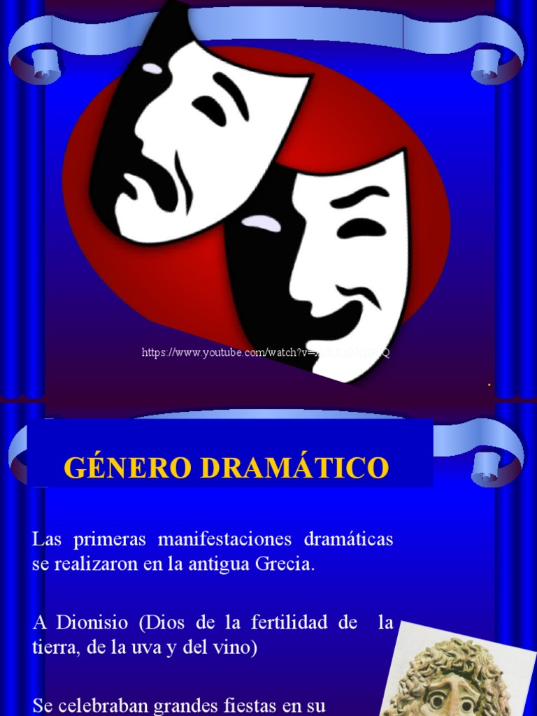 Género Dramático | PDF | Teatro | Comedia