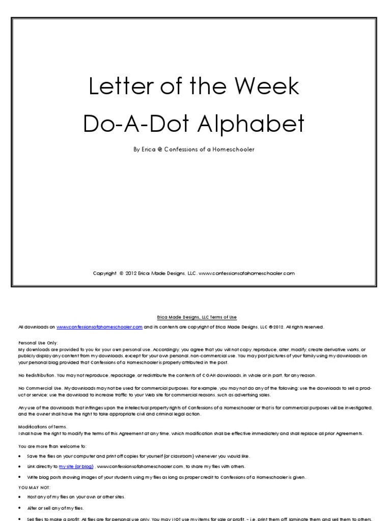 Abecedario para Rellenar Con Circulos de Stickers | PDF