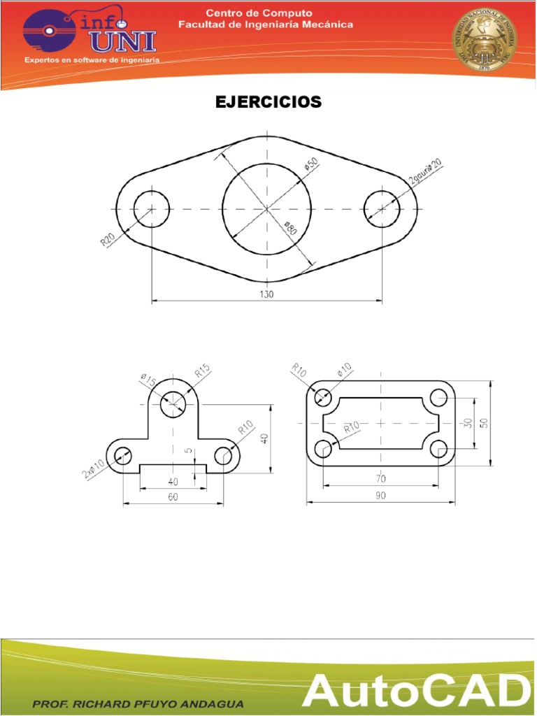 AutoCAD I Practicas | PDF