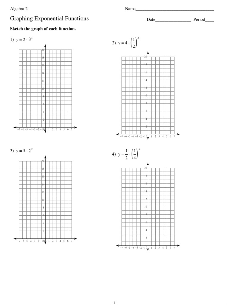 Graphing Exponential Functions | PDF