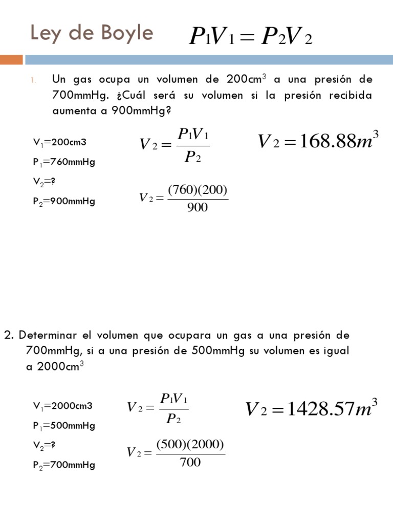 Gases Ideales - Ejercicios Resueltos | PDF