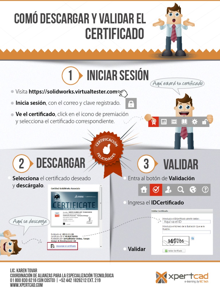 Como Descargar y Validar Certificado CSWA | PDF
