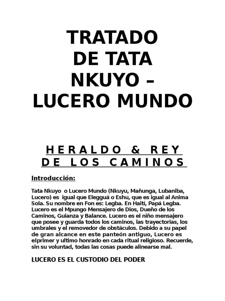 Tratad de Lucero-Mundo | PDF | Brujería | Amor
