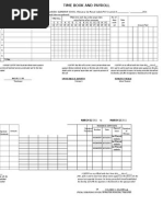 Barangay Time Book and Payroll | PDF