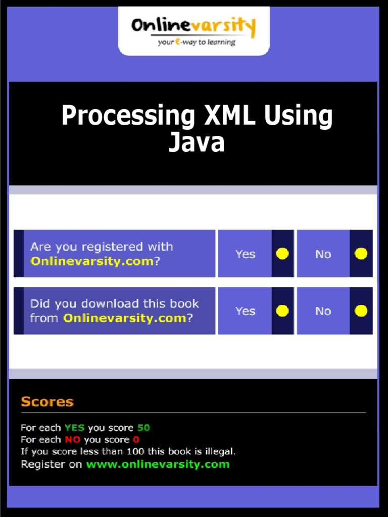 Processing XML With Java - INTL | PDF | Xml | Html Element