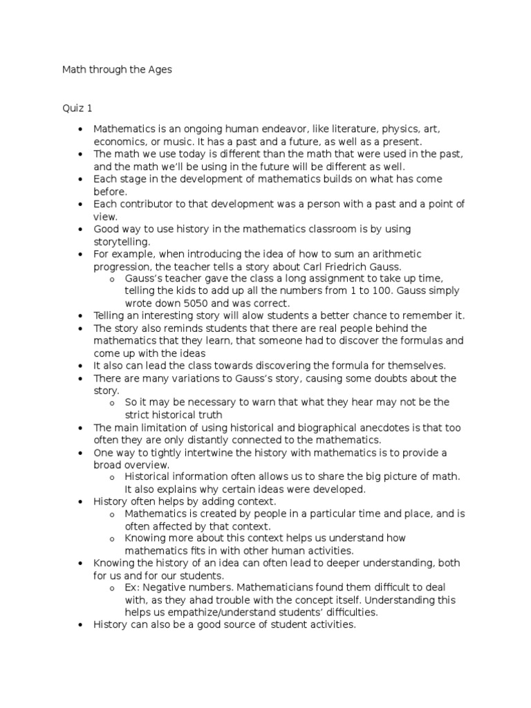 Math Through The Ages | PDF | Geometry | Teaching Mathematics