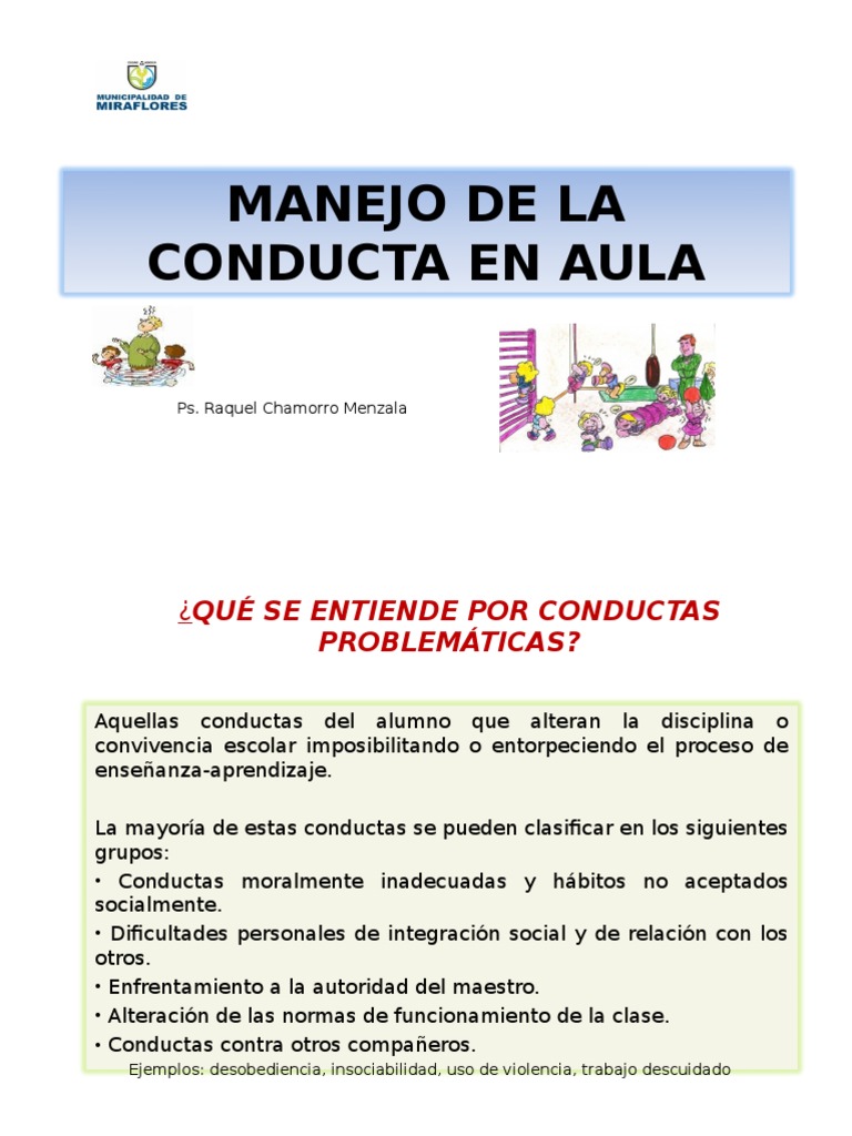 Estrategias para Manejo de Conducta Escolar | PDF | Comportamiento ...