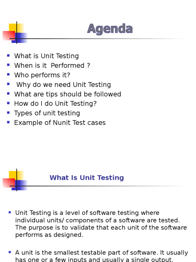 NUNIT With Overview | PDF | Unit Testing | Software Testing