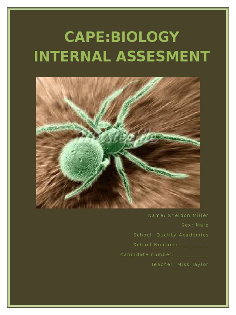 Bio Cover Page | PDF