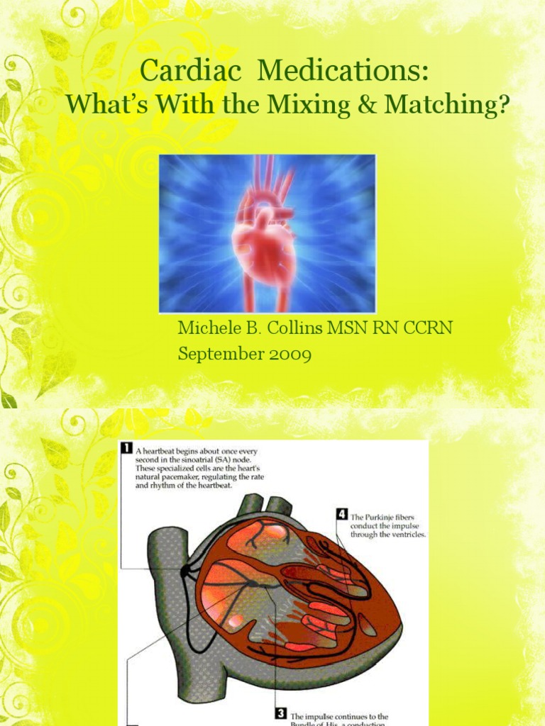 cardiac medication | Cardiac Arrhythmia | Pharmacology