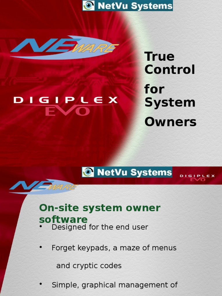 True Control For System Owners | PDF | Security Alarm | Access Control
