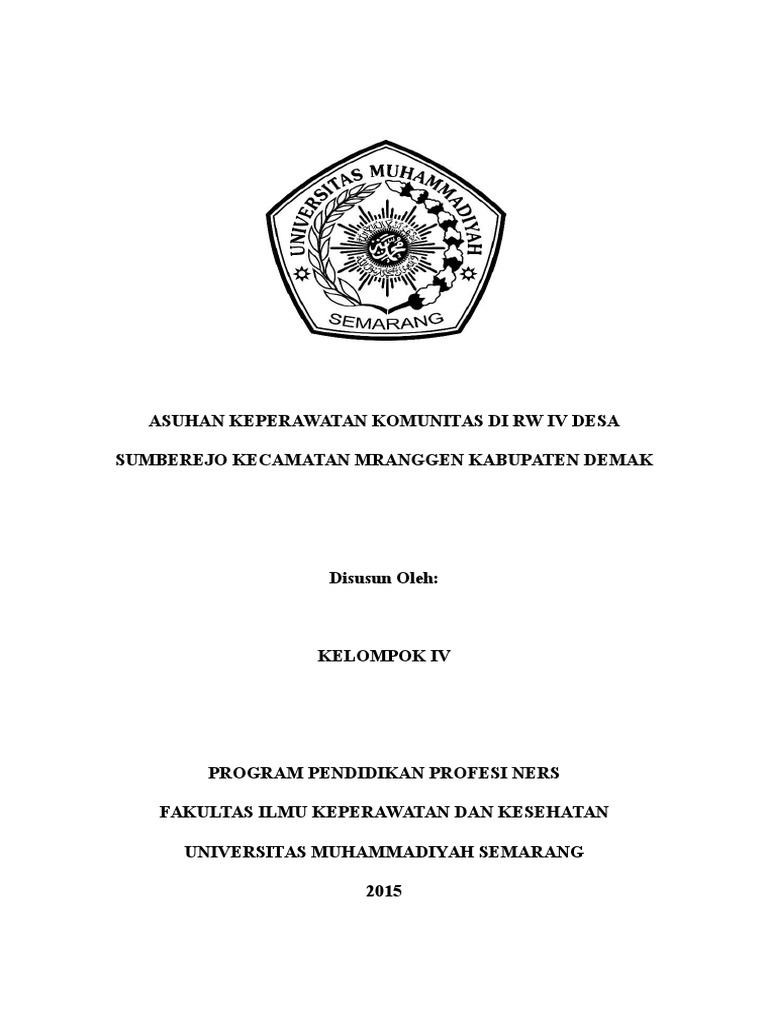 Laporan Akhir Komunitas Pdf
