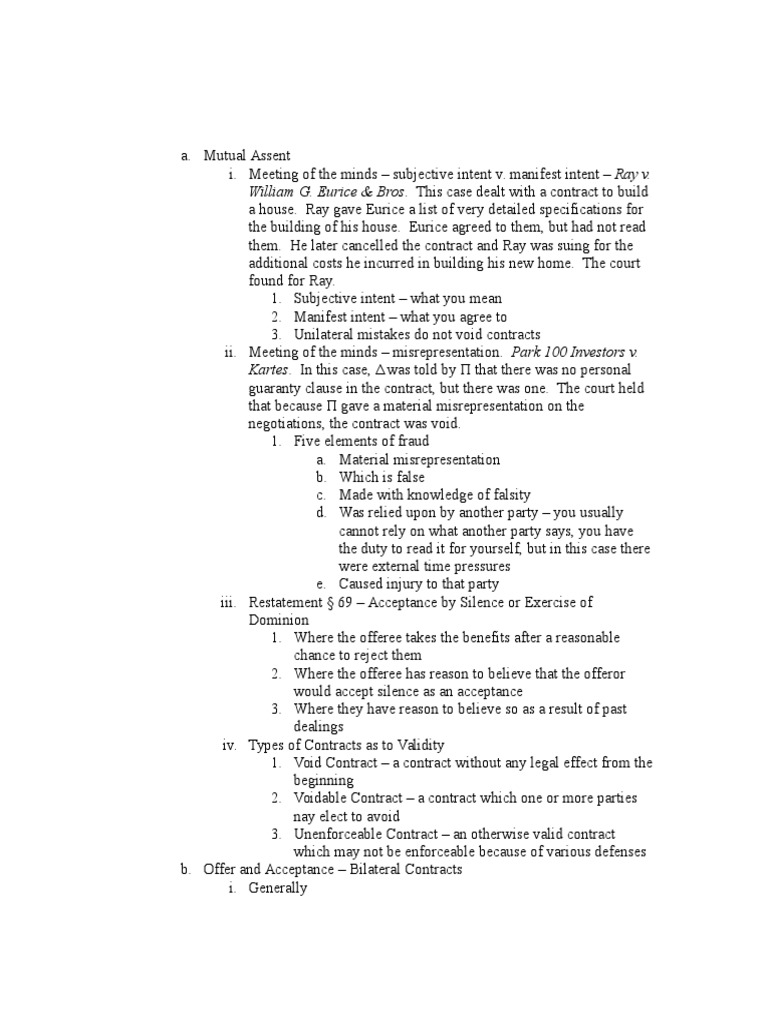 Understanding Contract Law Essentials | PDF