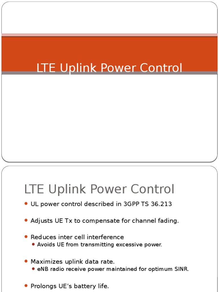 LTE Power Control | PDF | Mimo | Antenna (Radio)