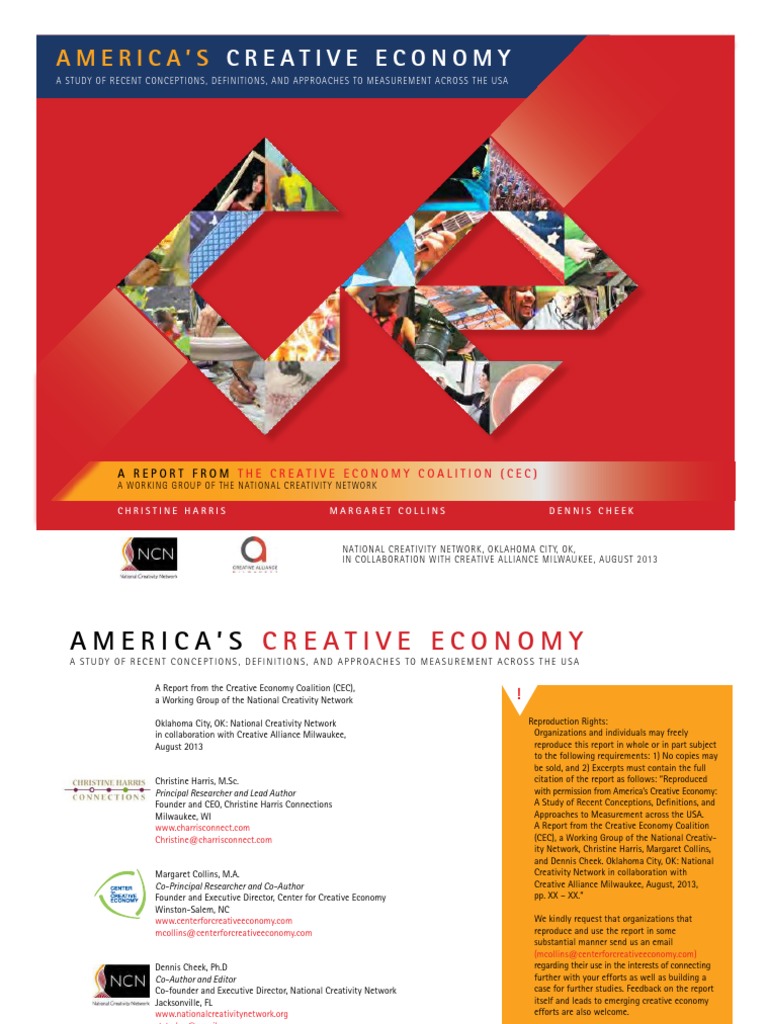 Americas Creative Economy | PDF | Creativity | Economies
