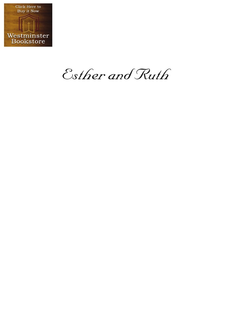 Esther & Ruth Part 1 | PDF | Expository Preaching | Exegesis