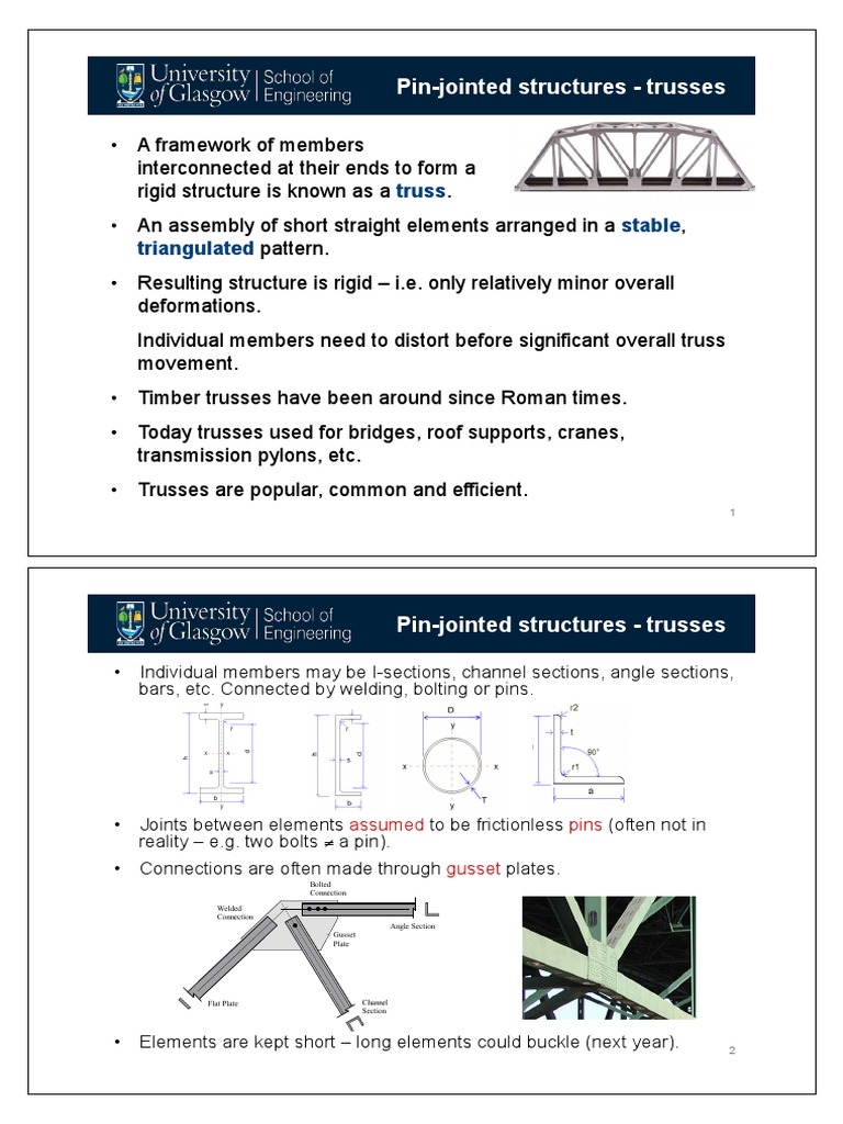Statics Trusses 2 | PDF | Truss | Structural Engineering