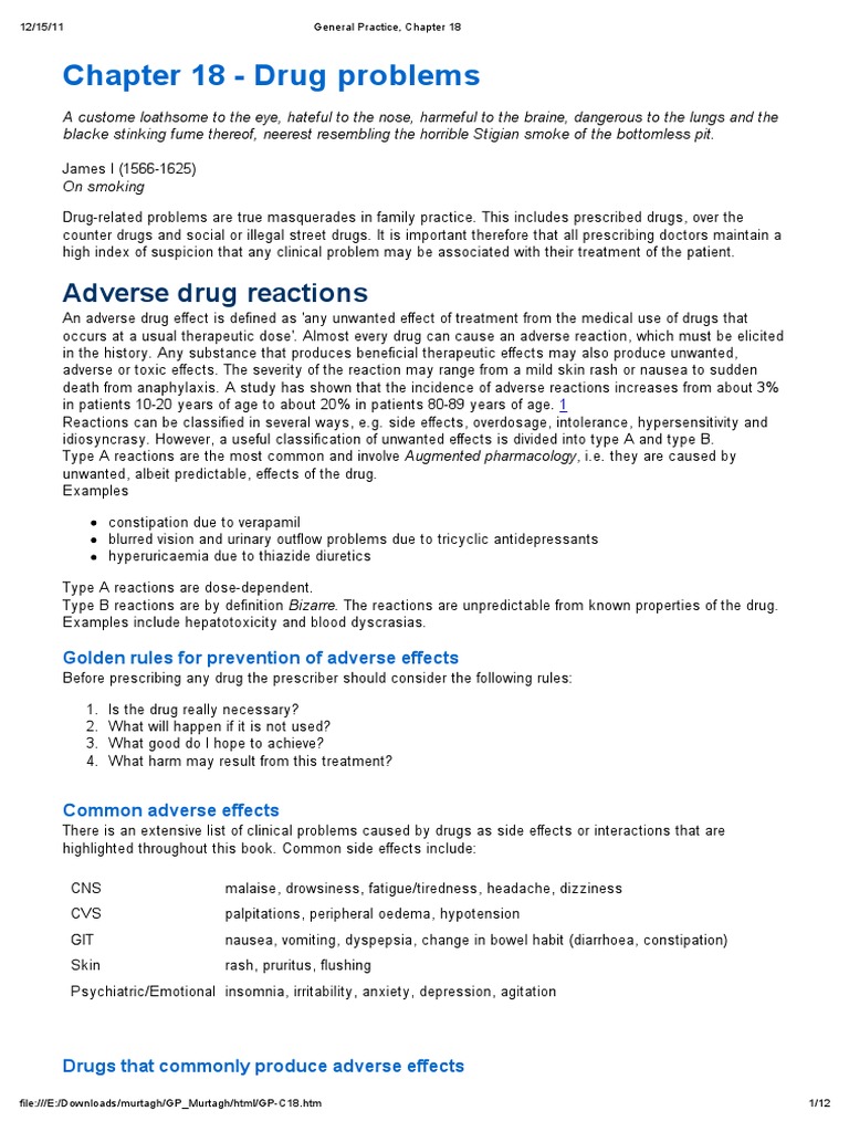 Chapter 18 - Drug Problems | PDF | Cannabis (Drug) | Substance Abuse