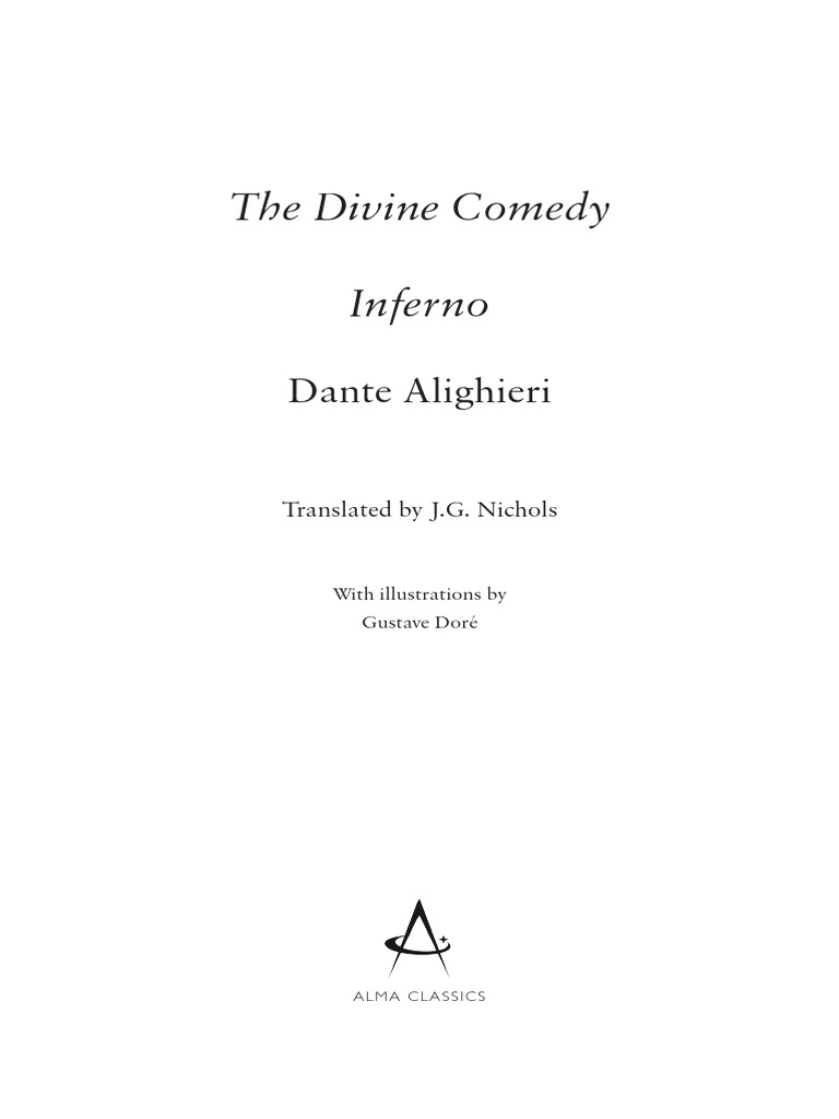 Inferno (Translated by Nichols) | PDF | Divine Comedy | Aeneid