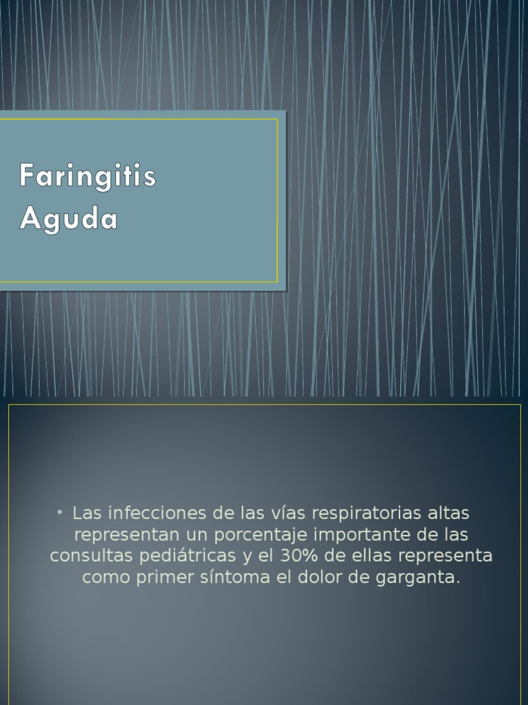 Faringitis Aguda | PDF | Penicilina | Rtt