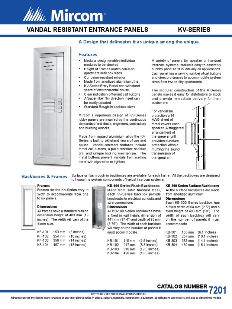 Mircom KM-PO2 Data Sheet | PDF
