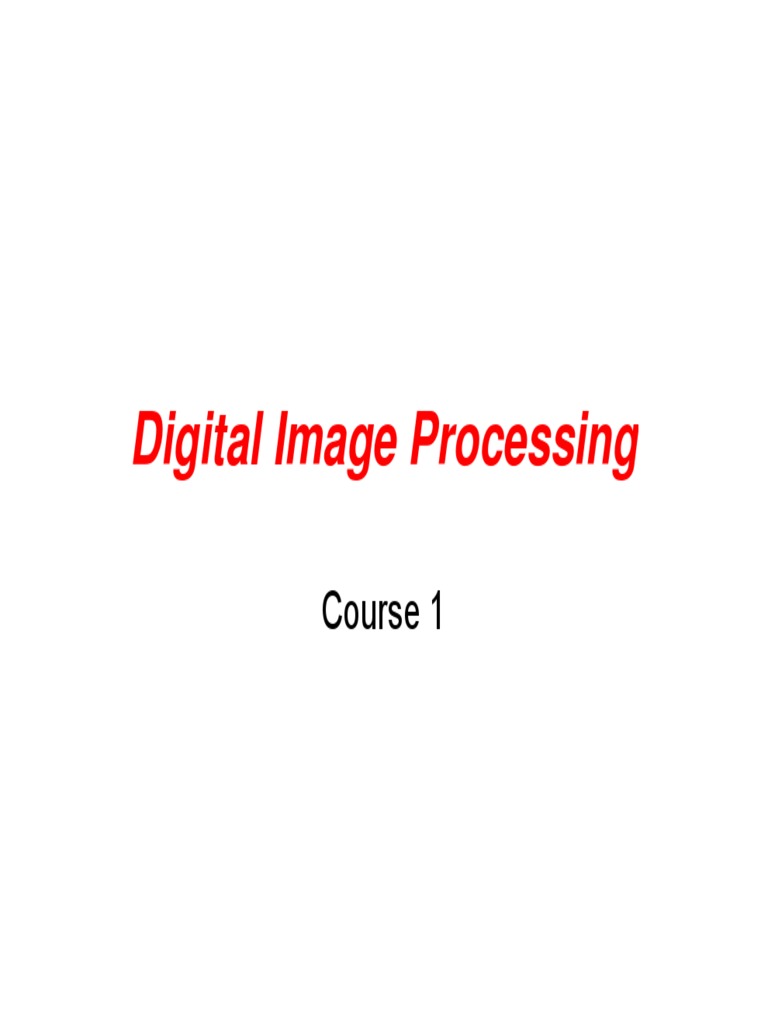 Digital Image Processing Overview | PDF | Ct Scan | Gamma Ray