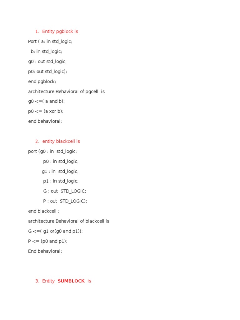 Brent Kung Adder 16 Bit Full Code Pdf Sports Teaching Mathematics 