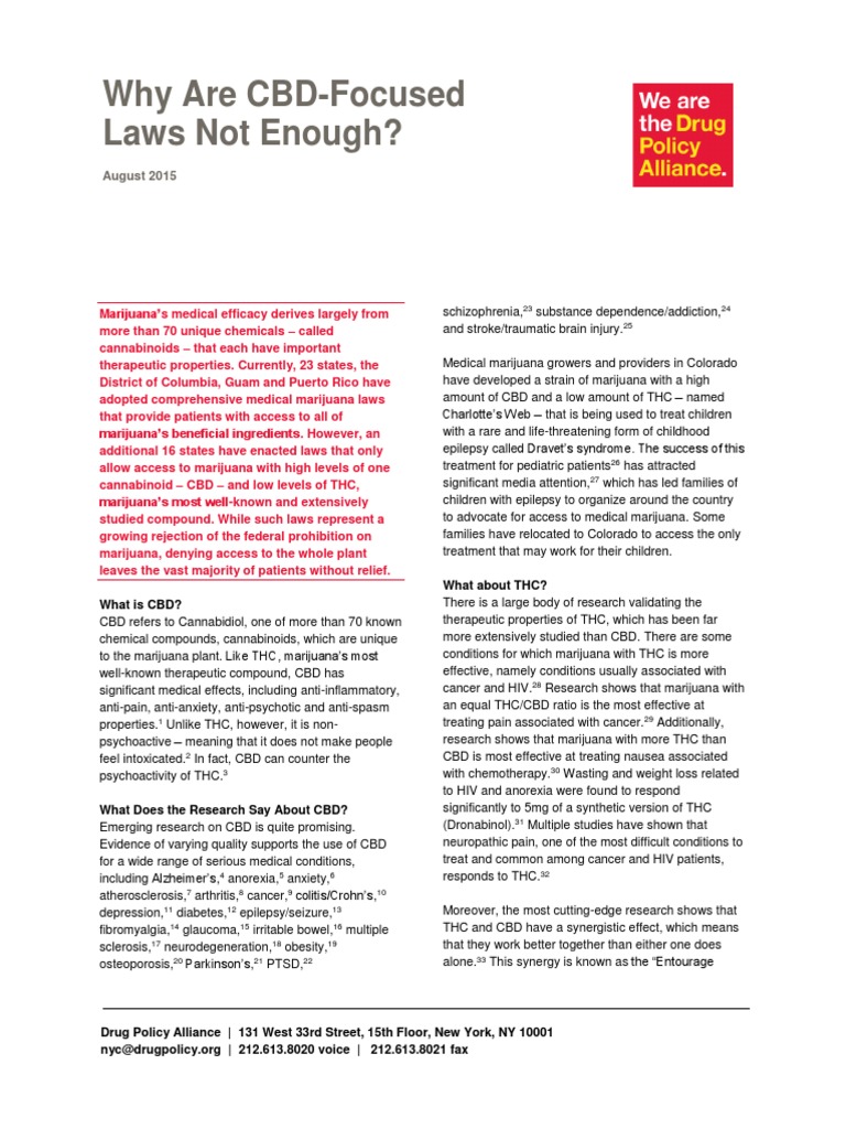 DPA Fact Sheet CBD Aug2015 PDF | PDF | Medical Cannabis ...