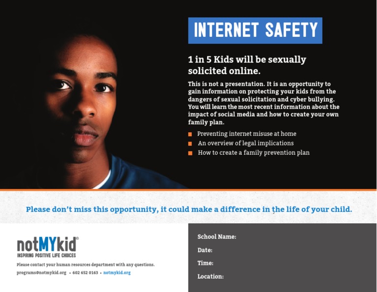 Internet Safety School Flyer | PDF