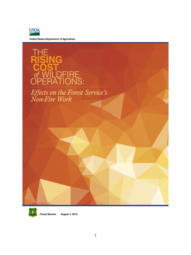 2015 Fire Budget Report | PDF | Wildfire | United States Forest Service