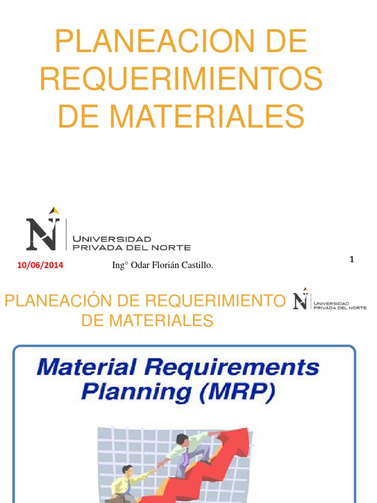 Planeacion de Requerimientos de Materiales | PDF | Inventario | Demanda