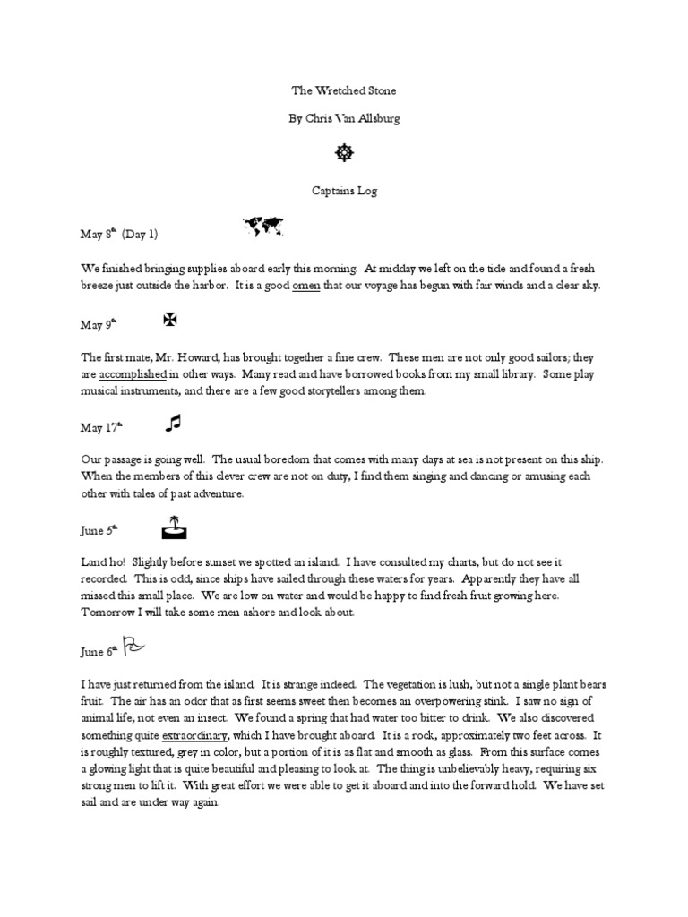 The Wretched Stone Story | PDF | Ships | Water Transport